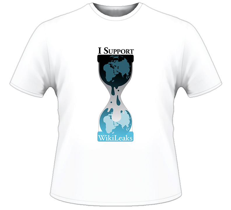 I Support Wikileaks T Shirt